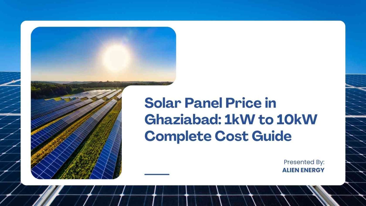 Alien Energy – Best Solar Energy Company in India | Solar Panel ...